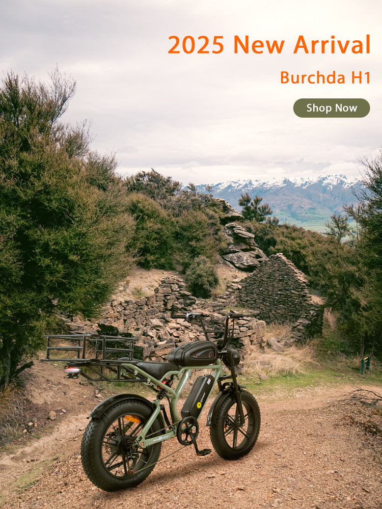 BURCHDA Official Store | Fat-tire Powerful Mountain Electric Bikes ...