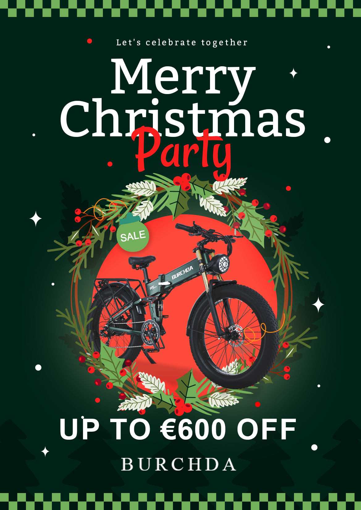 BURCHDA Official Store | Fat-tire Powerful Mountain Electric Bikes ...