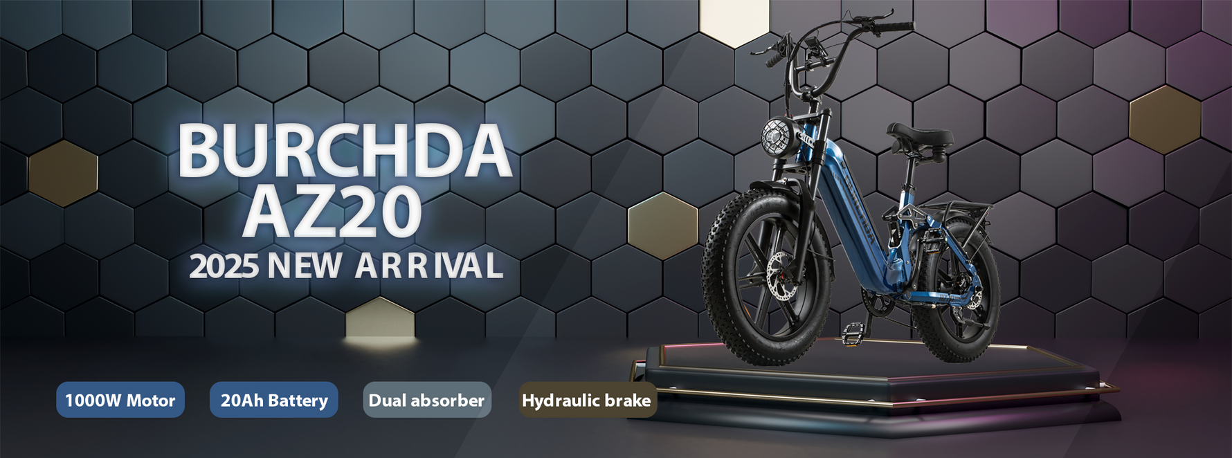 BURCHDA Official Store | Fat-tire Powerful Mountain Electric Bikes ...