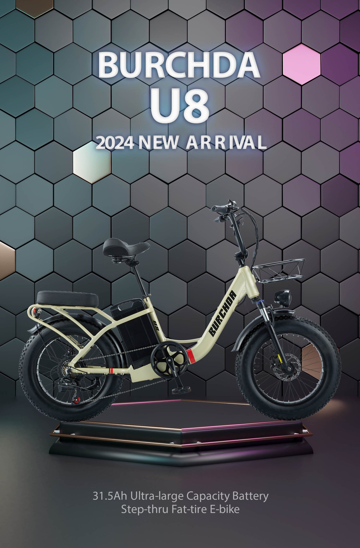 BURCHDA Official Store | Fat-tire Powerful Mountain Electric Bikes ...