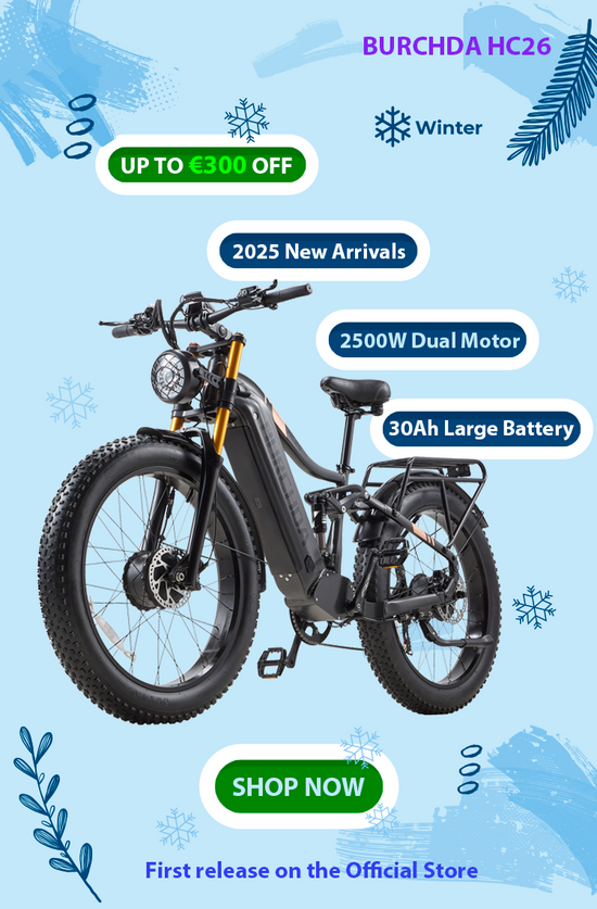 BURCHDA Official Store | Fat-tire Powerful Mountain Electric Bikes ...