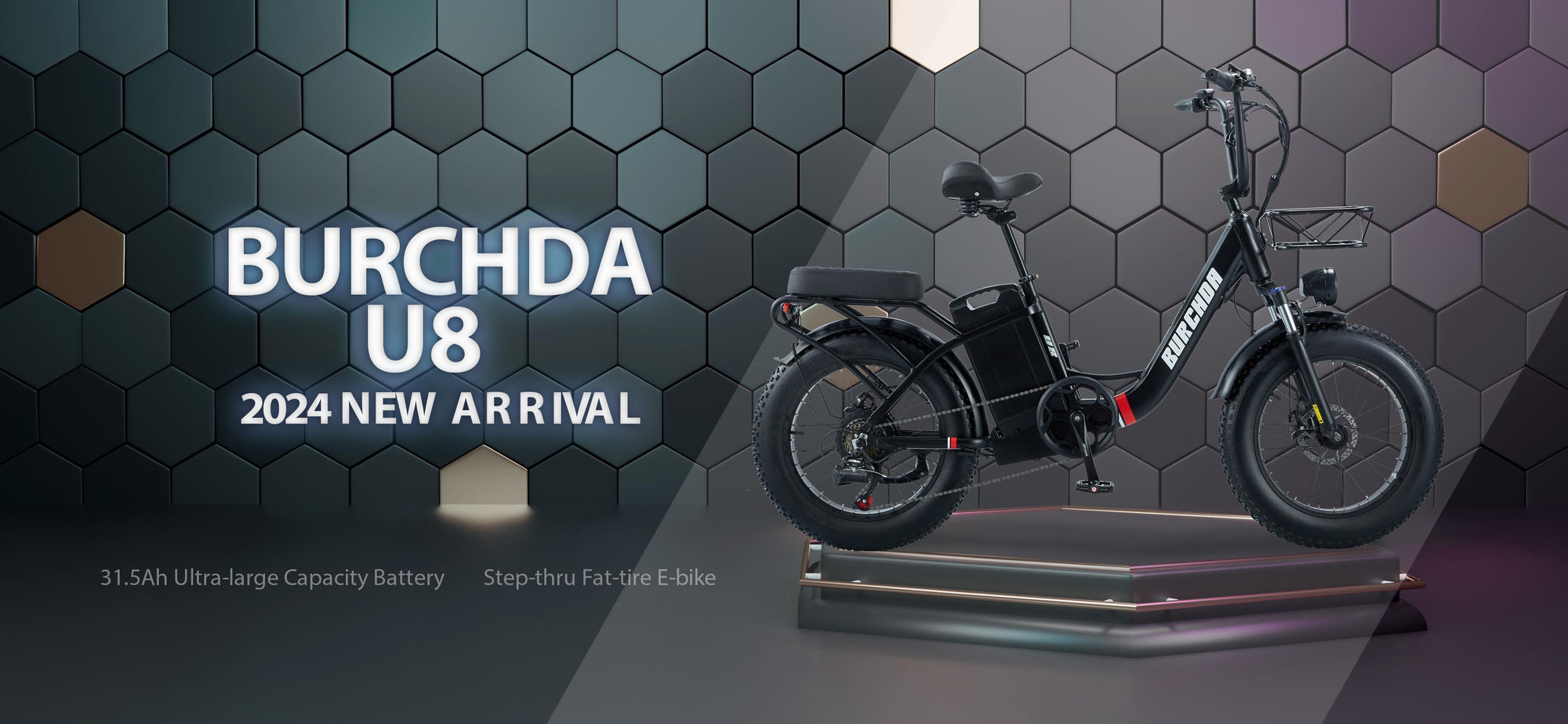 BURCHDA Official Store | Fat-tire Powerful Mountain Electric Bikes ...